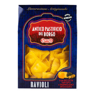 Ravioli con Ricotta e Tartufo - Tortellini Soverini - Pasta Fresca